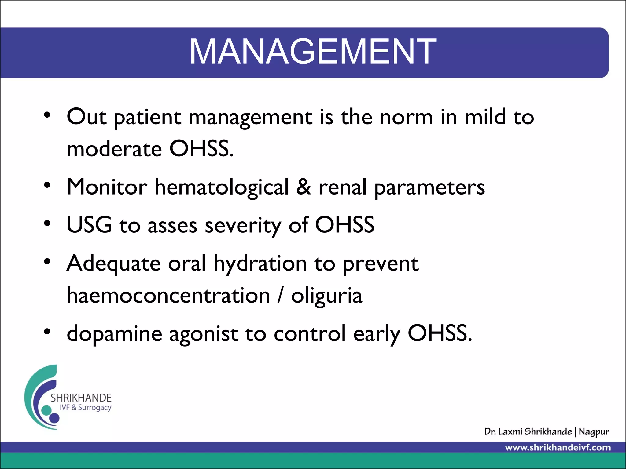 Ovarian hyper stimulation syndrome ohss | PPT
