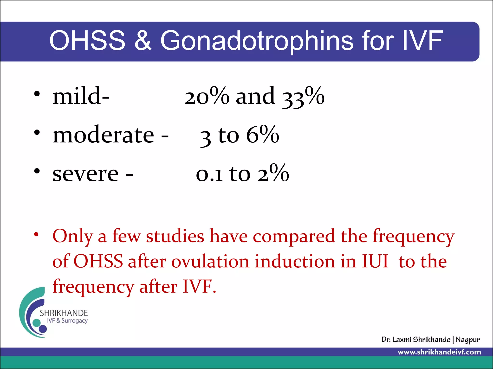 Ovarian hyper stimulation syndrome ohss | PPT