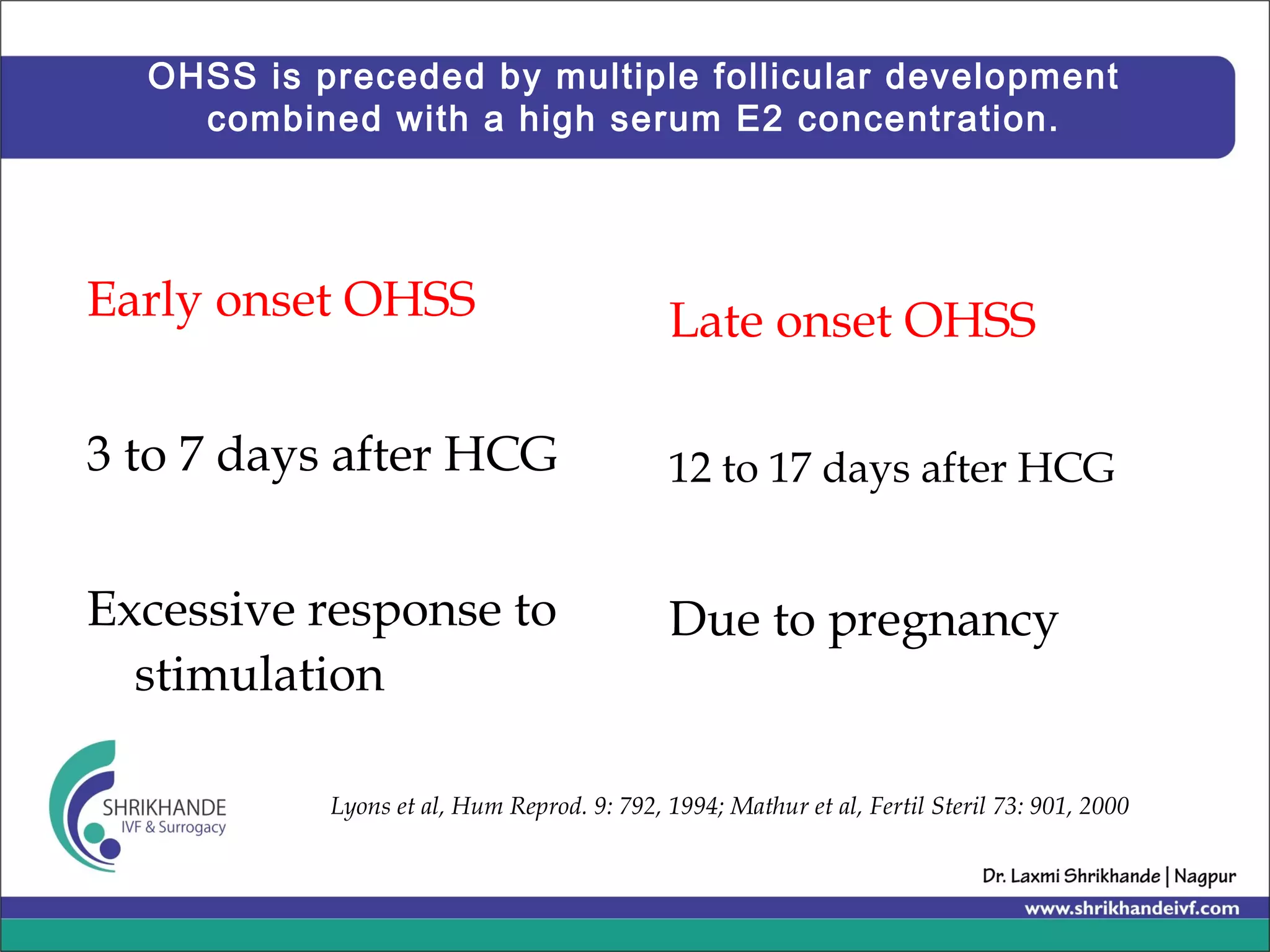 Ovarian hyper stimulation syndrome ohss | PPT