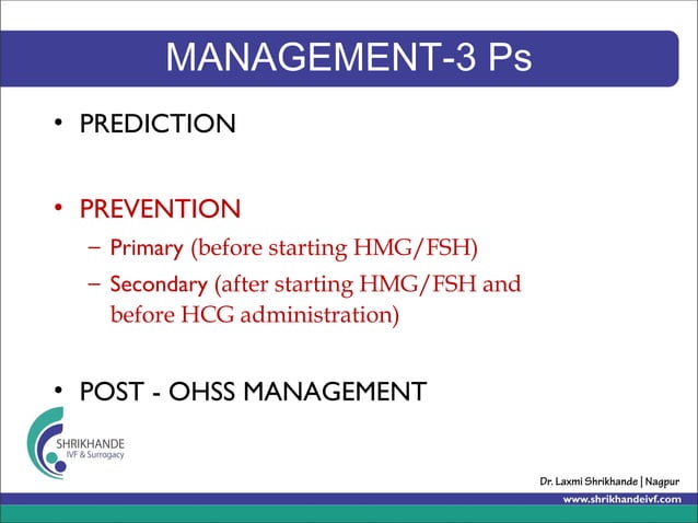 Ovarian hyper stimulation syndrome ohss | PPT | Infertility ...