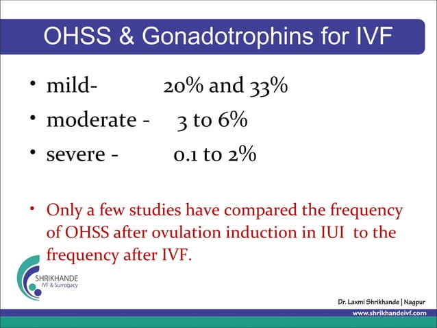 Ovarian hyper stimulation syndrome ohss | PPT | Infertility ...