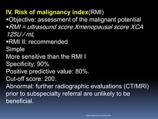 Initial Evaluation and Referral Guidelines for Management of Pelvic ...