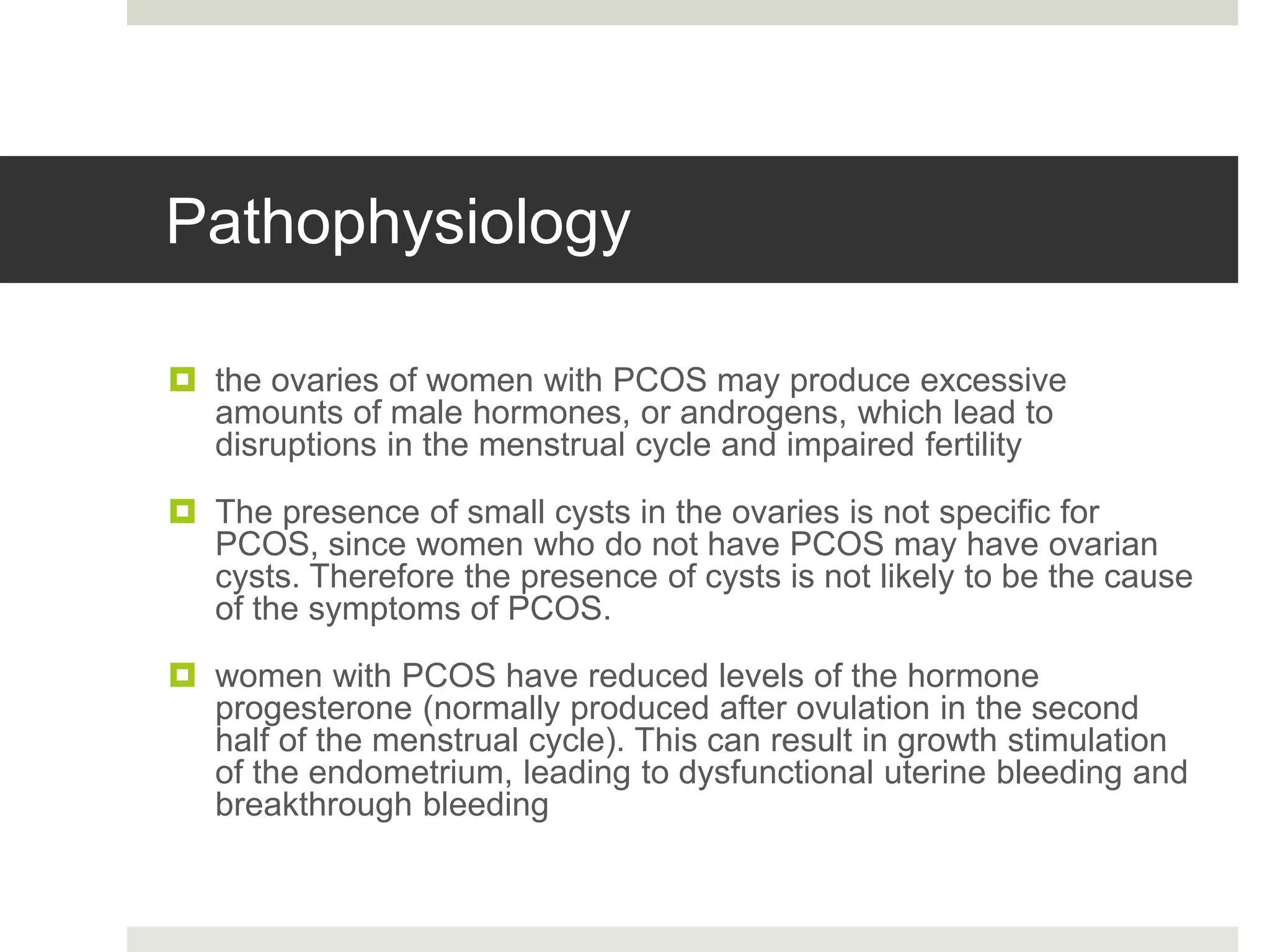 Ovarian polycystis syndrome | PPTX | Hormonal Disorders | Endocrine and ...