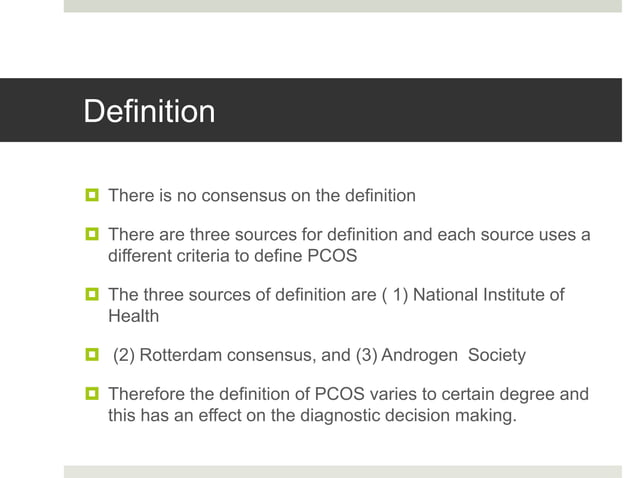 Ovarian polycystis syndrome | PPTX | Hormonal Disorders | Endocrine and ...