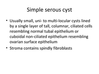Ovarian tumors | PPT