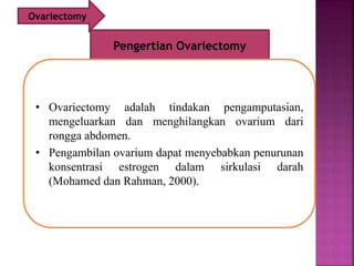 Ovariectomy pada anjing | PPT