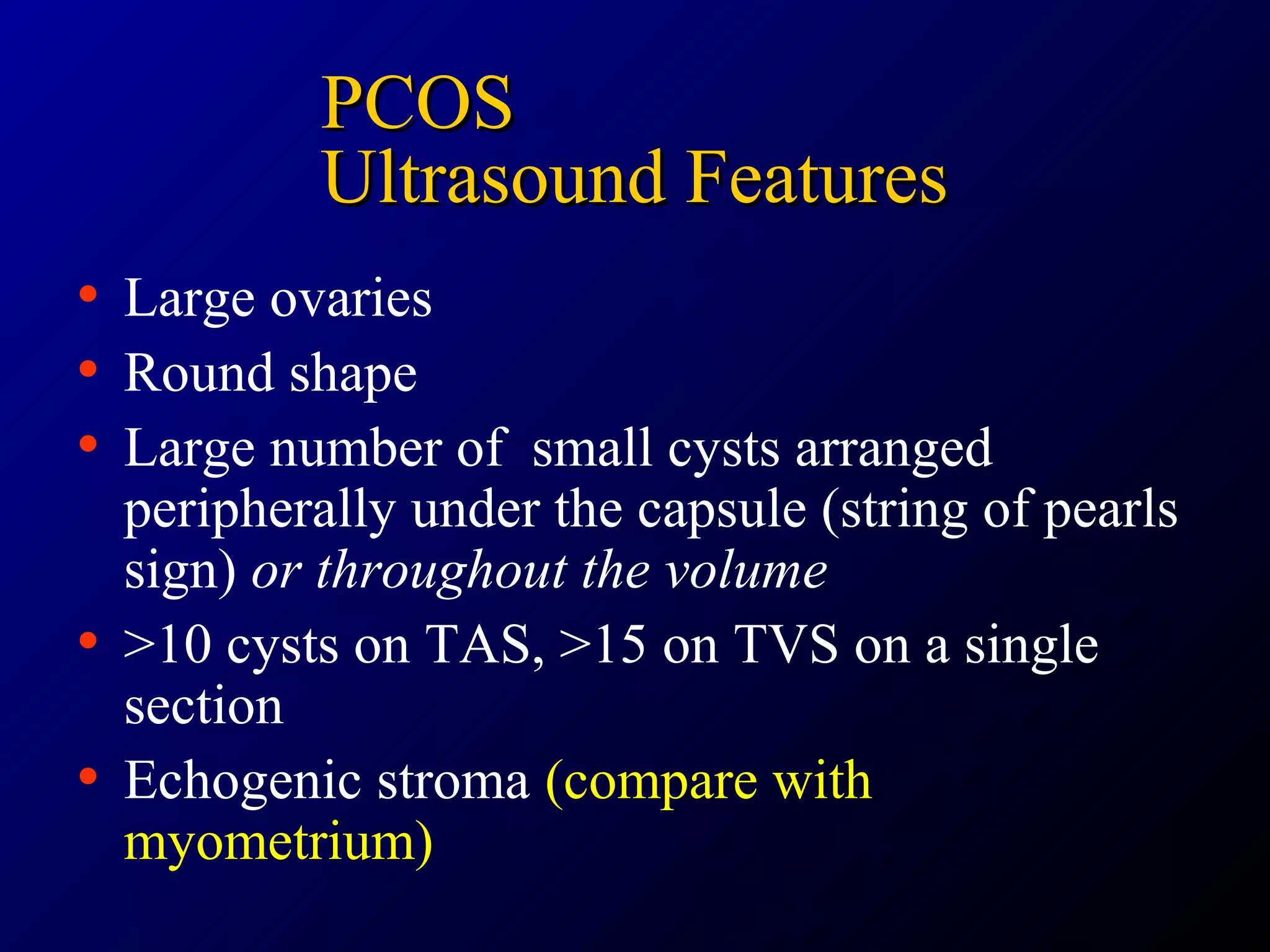 Ultrasound of ovaries | PPT