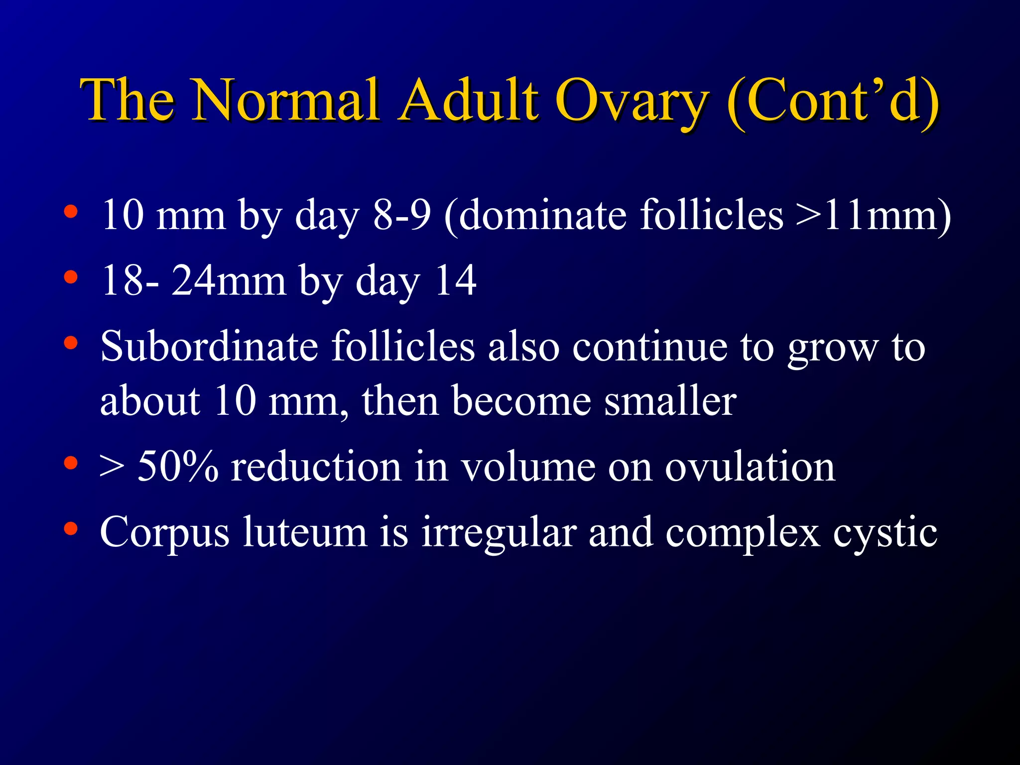 Ultrasound of ovaries | PPT