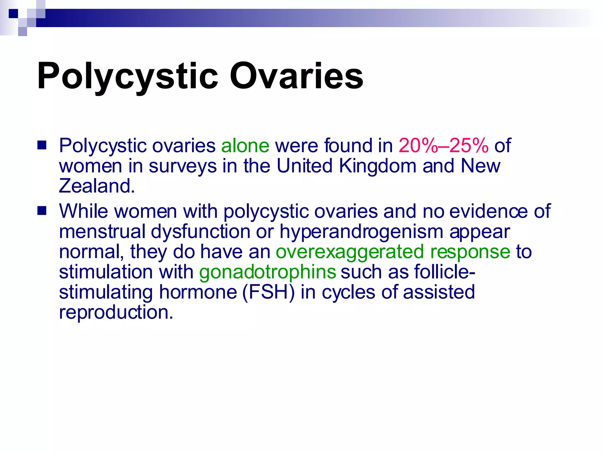 Ovary Hyperstimulation 1 | PPT