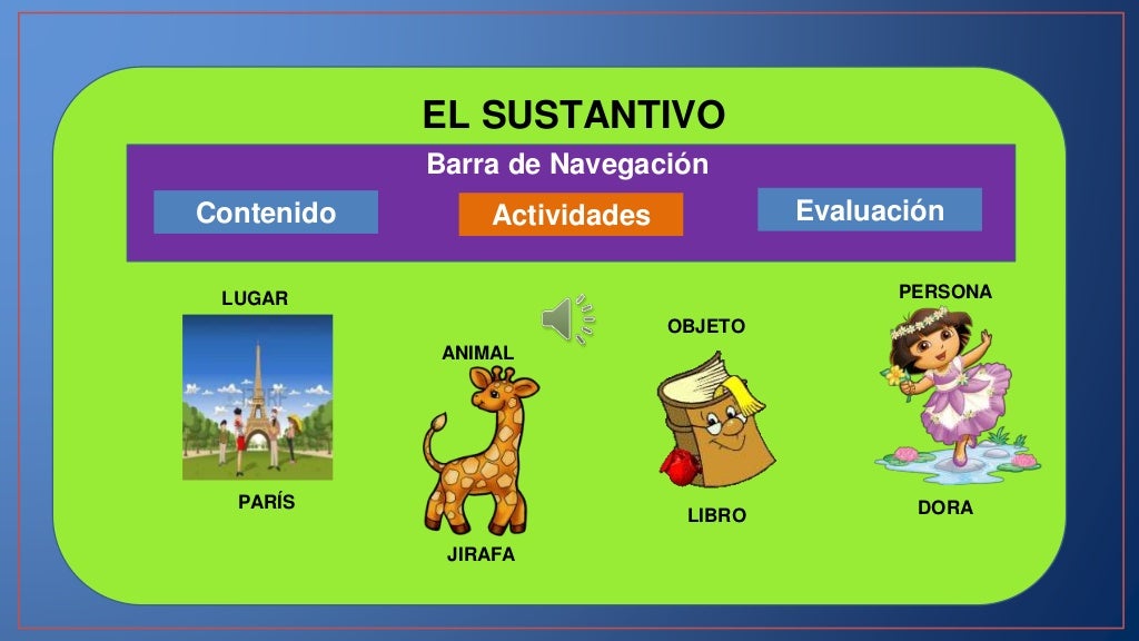¿Que es el Sustantivo?