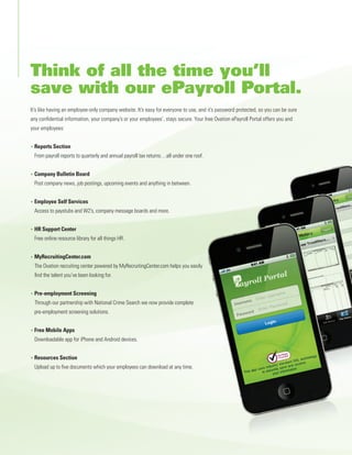 Ovation Payroll Brochure | PDF