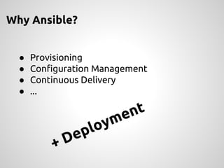 Ansistrano, or using Ansible for application deployments | PPT | Free Download