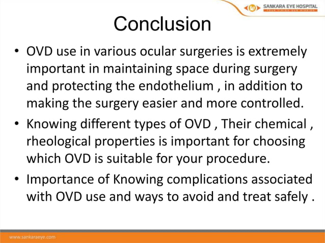 ophthalmic viscosurgical devices | PPTX | Eye and Vision Conditions ...
