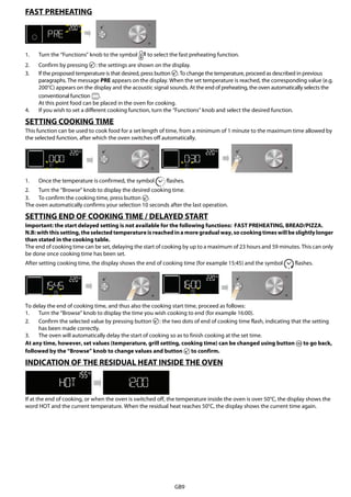 Oven instructions | PDF