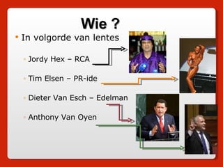 Over de communicatiemannen | PPT