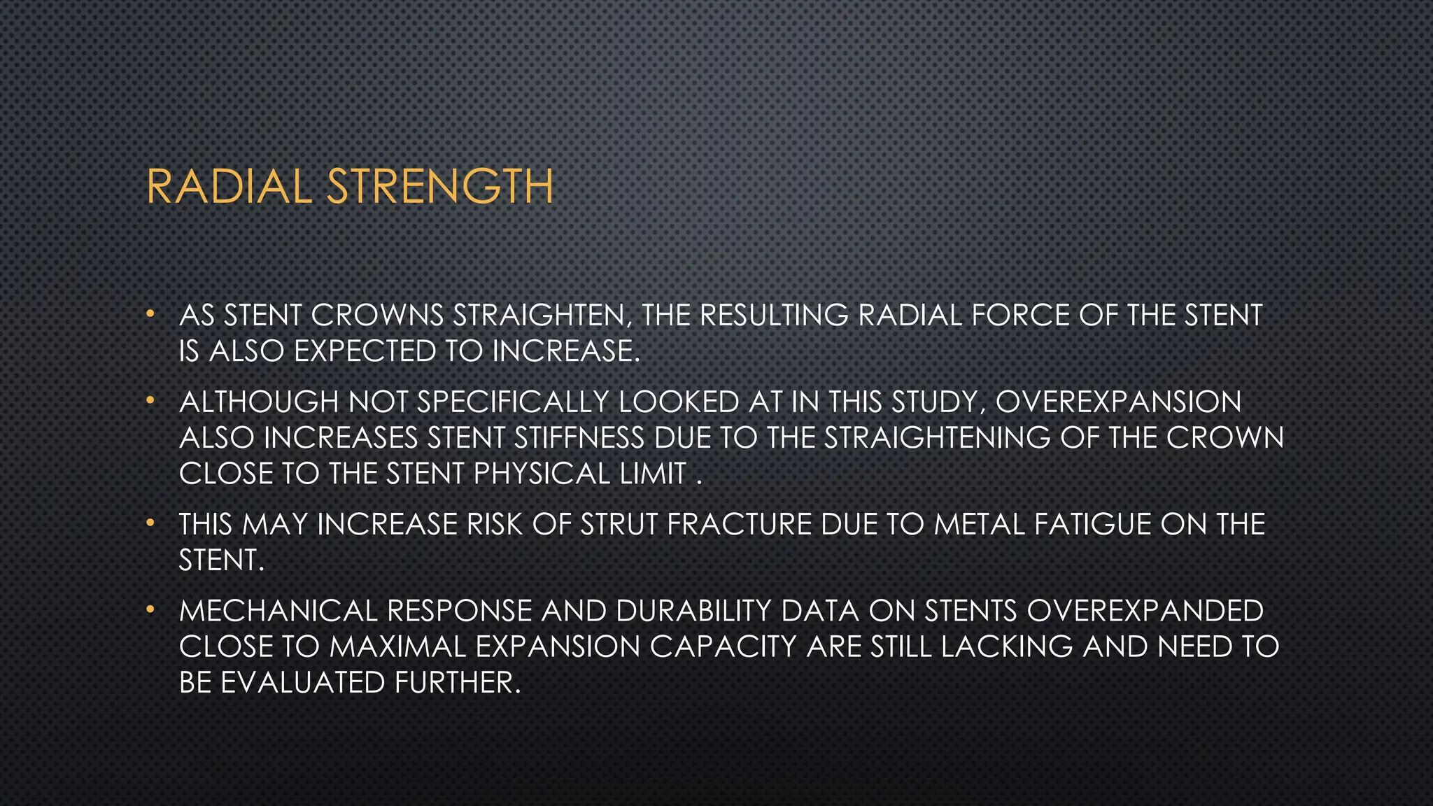 Over-expansion capacity and stent design model.pptx