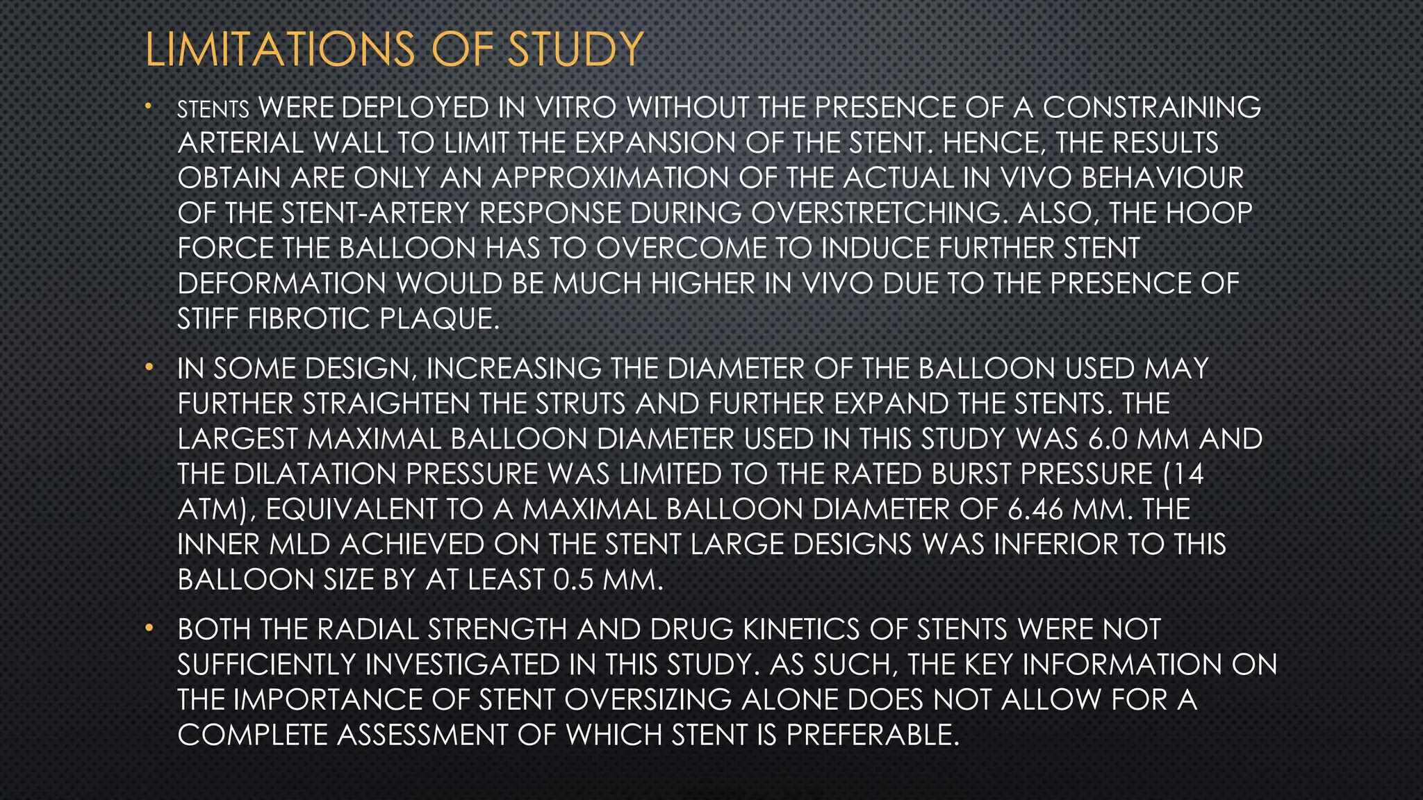 Over-expansion capacity and stent design model.pptx