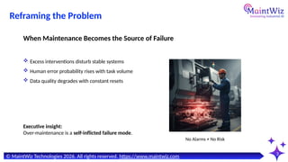 Over-Maintenance: The Most Expensive Failure Mode in Modern Maintenance ...
