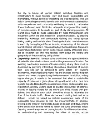 Over-tourism - An Antithesis to tourism- Issues and Options | PDF