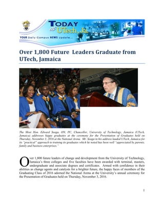 Over 1,800 gradate from u tech jamaica | PDF