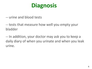 Overactive Bladder | PPTX
