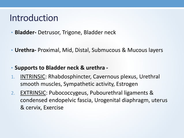 Overactive bladder | PPTX