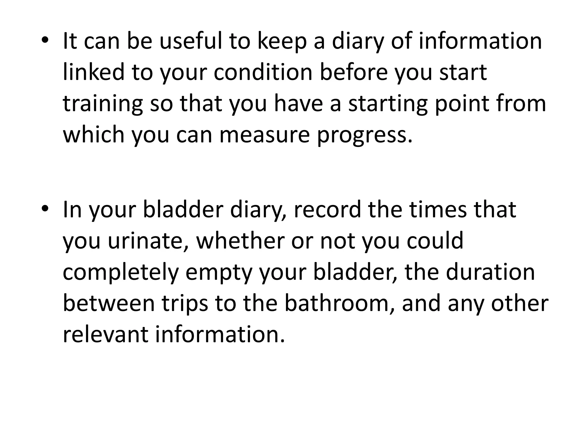 Overactive bladder patient education | PPT