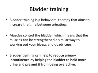 Overactive bladder patient education | PPT