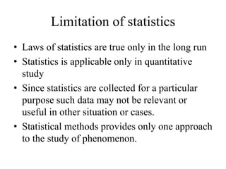 Overall concept of statistics | PPT