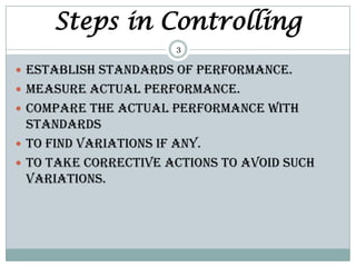 Overall control techniques | PPTX