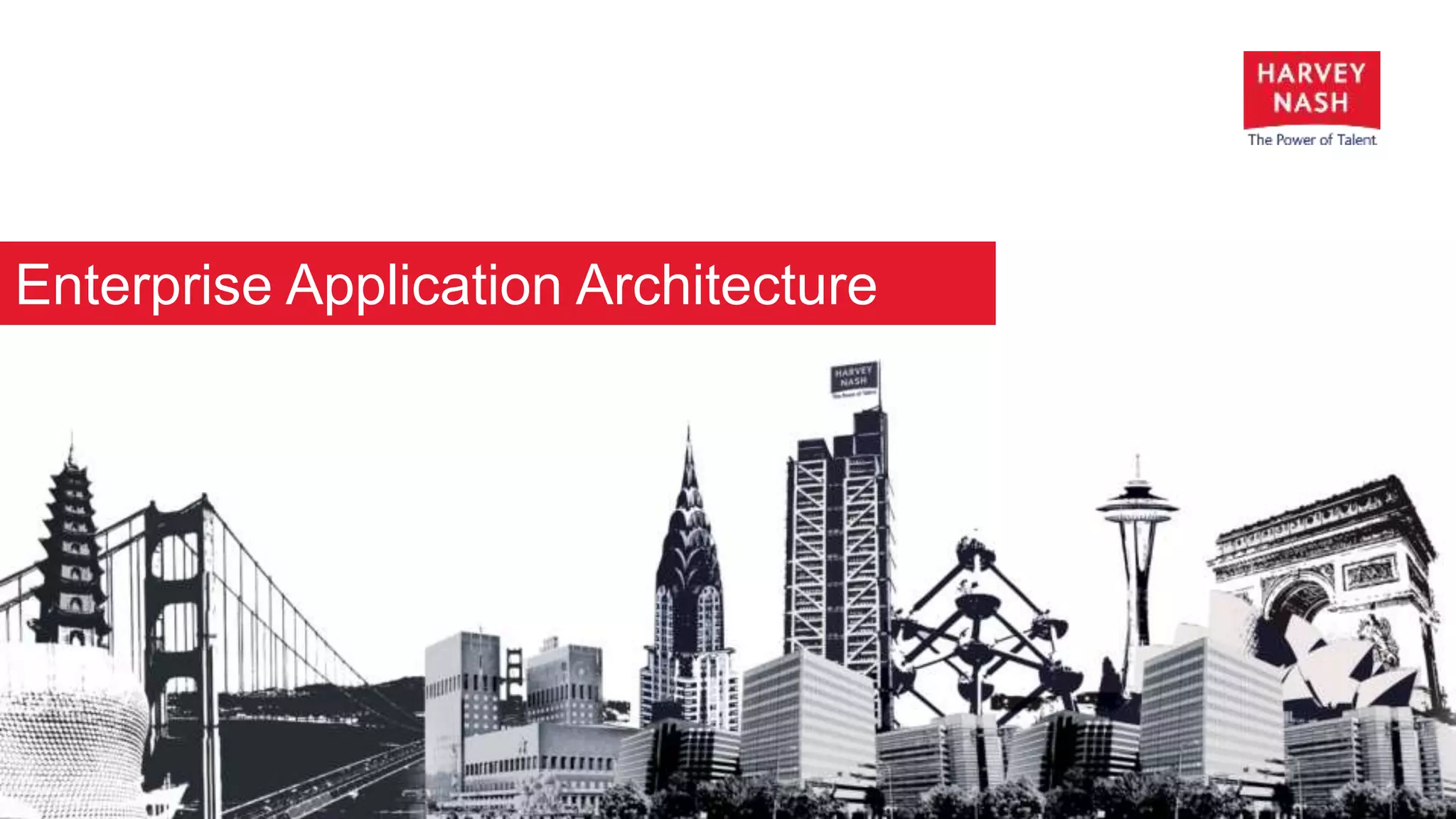 Overall enterprise application architecture | PPT