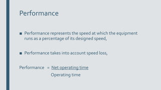 Overall equipment effectiveness | PPTX
