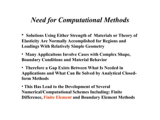 INTRODUCTION TO FINITE ELEMENT METHODS PPT | PPT