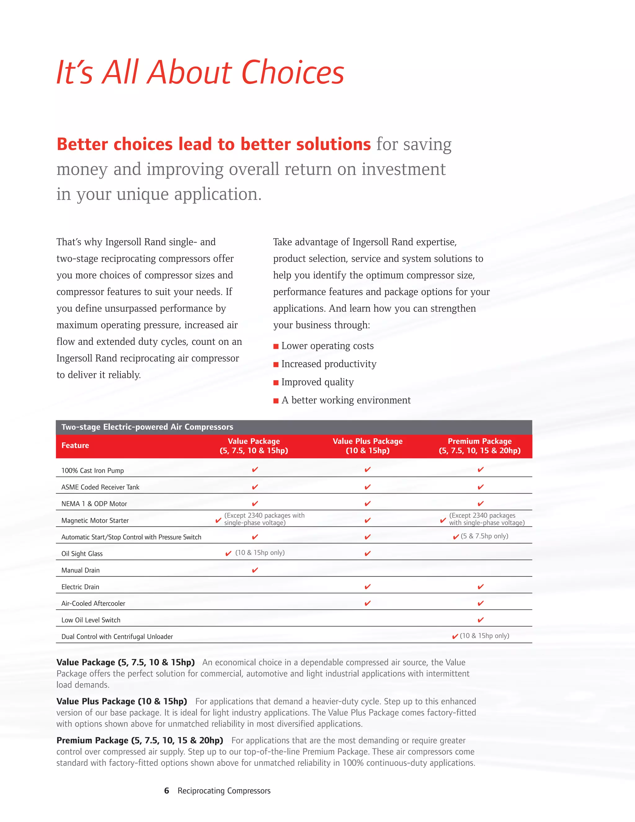 Overall recip compressor brochure | PDF