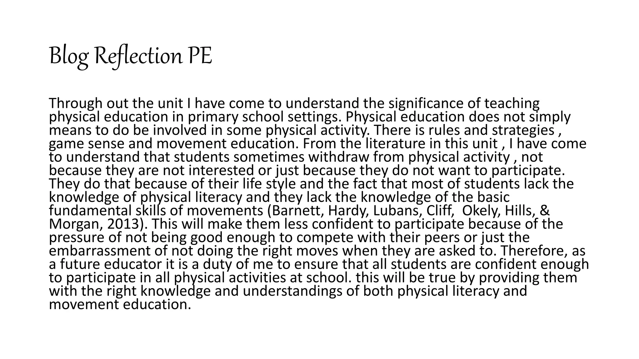 Overall reflection | PPTX