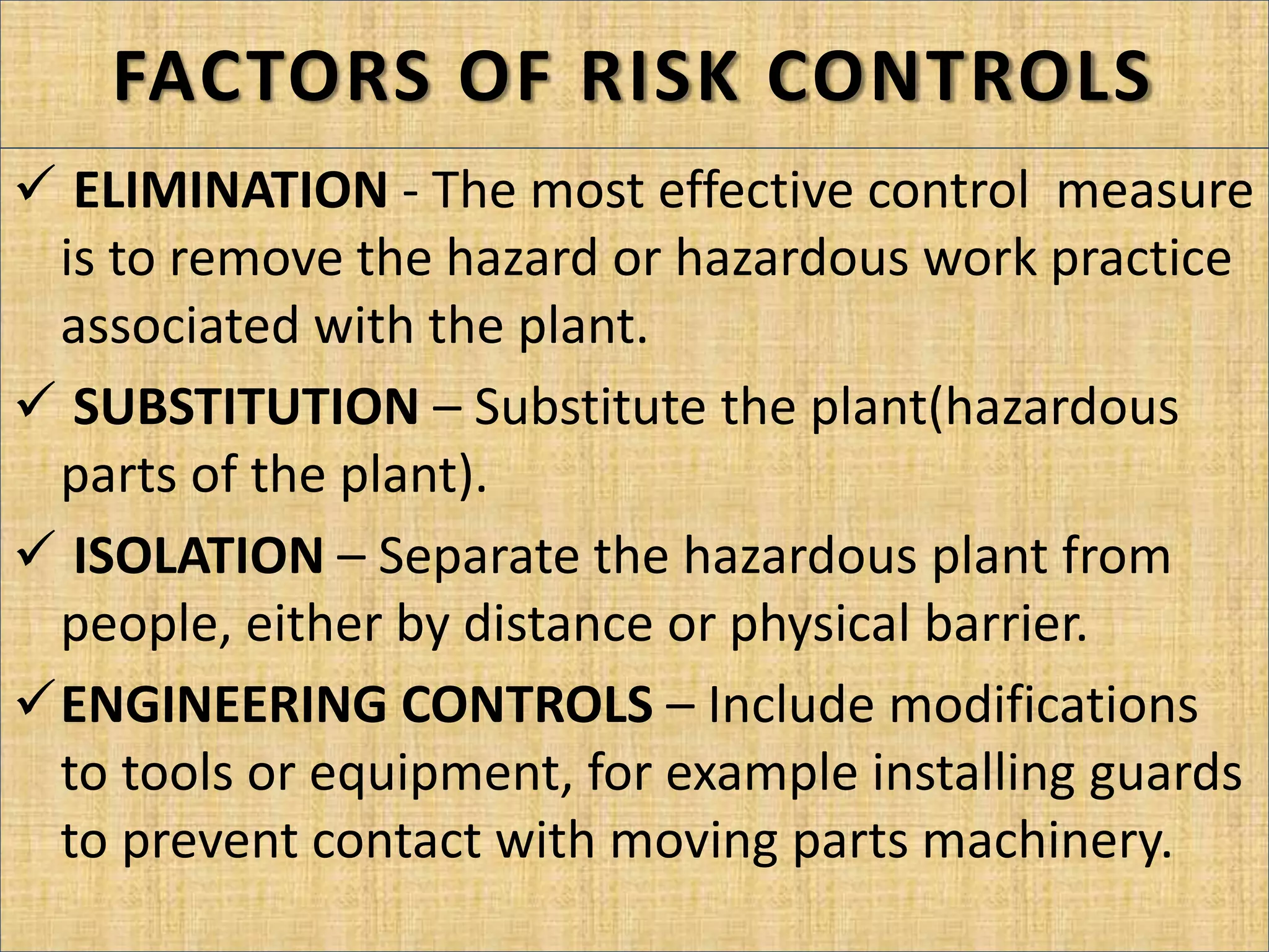 (Overall safety of plant) | PPTX