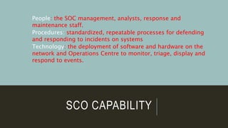 Security Opeations Center- SOC | PPT