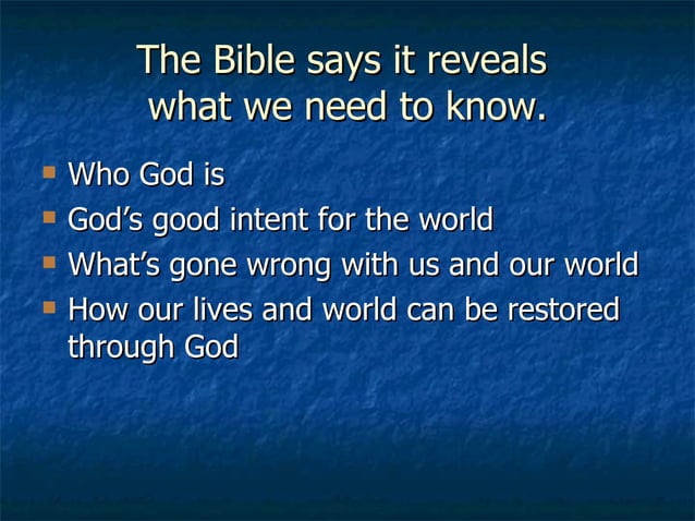 Overall story of_the_bible | PPT