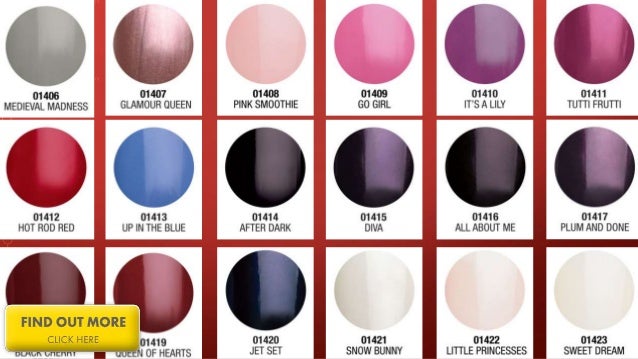Gelish Color Swatches