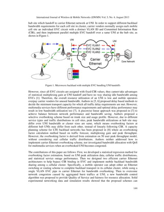 OVERBOOKING IN MOBILE BACKHAUL | PDF