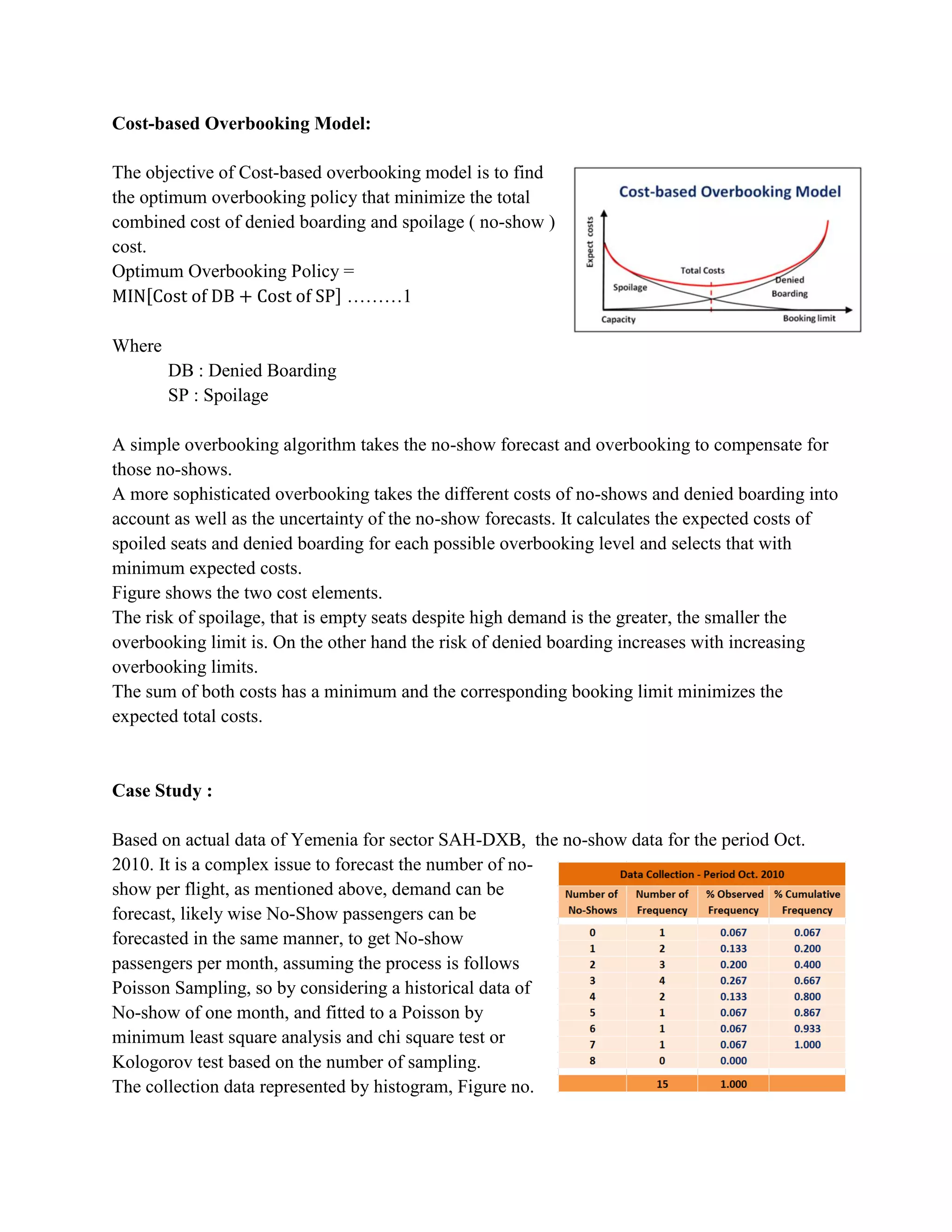 Overbooking policy for an Airline | PDF