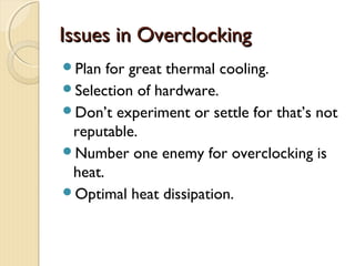 Overclocking | PPT