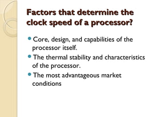 Overclocking | PPT
