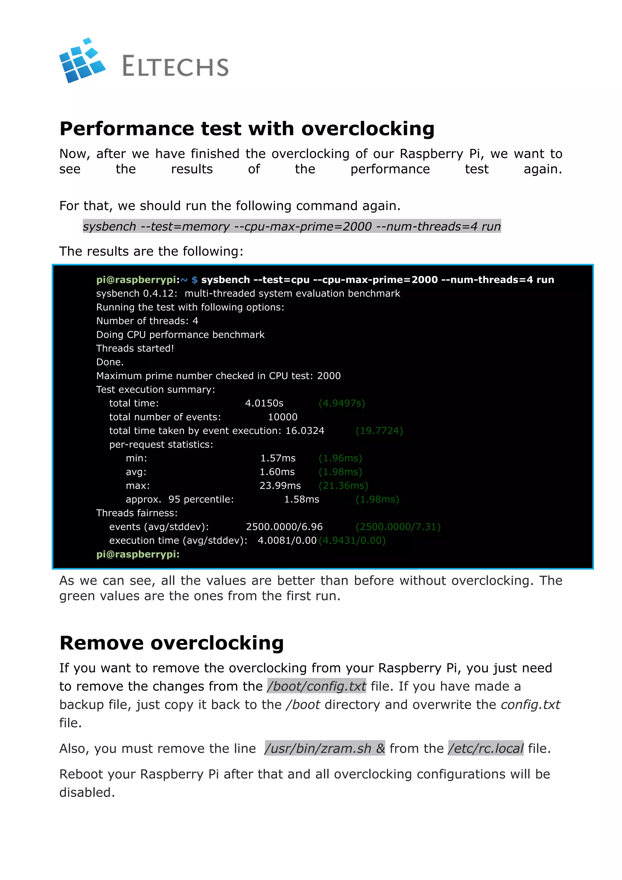 Overclocking Raspberry Pi 3 Ulimate Guide | PDF