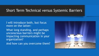How Managers Can Overcome 3 Systemic Barriers to Effective ...