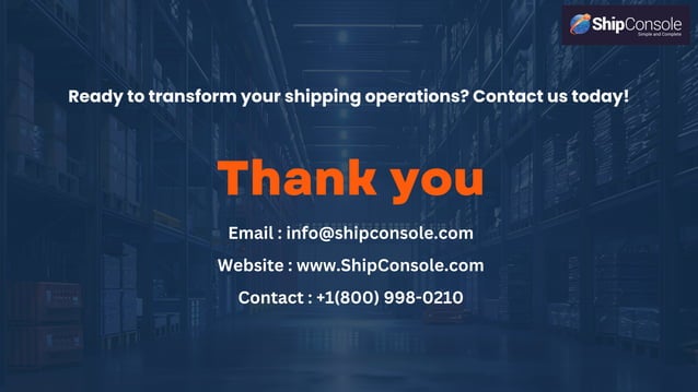 Overcome 5 Major Shipping Challenges with Oracle EBS and ShipConsole | PDF