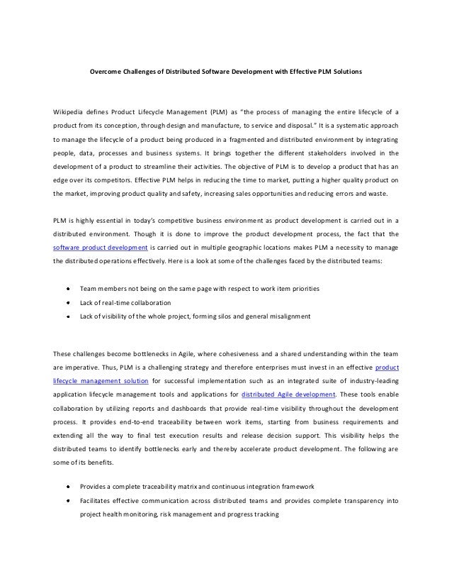 Overcome Challenges of Distributed Software Development with Effective ...