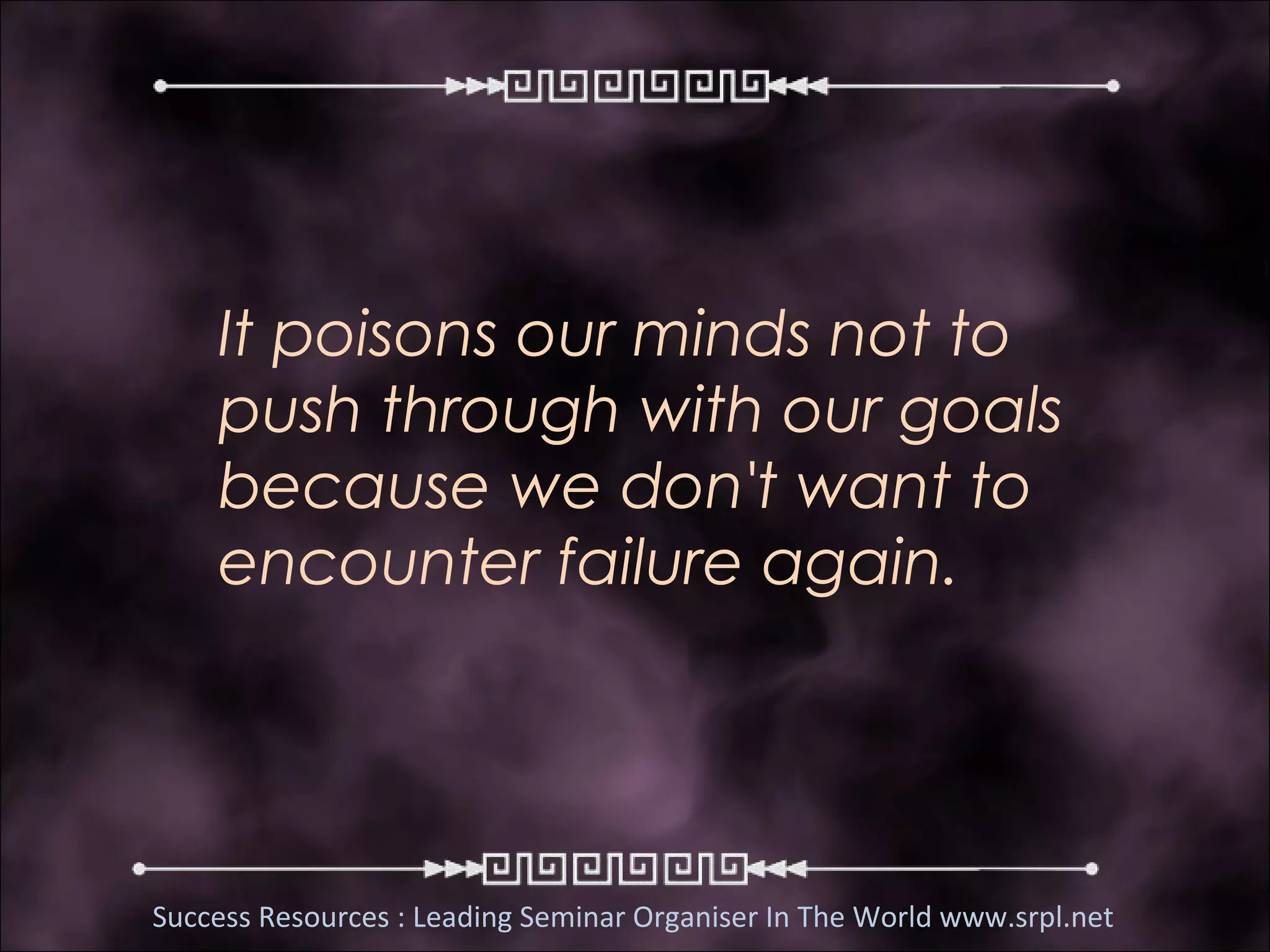 Overcome Fear Of Failure | PPT