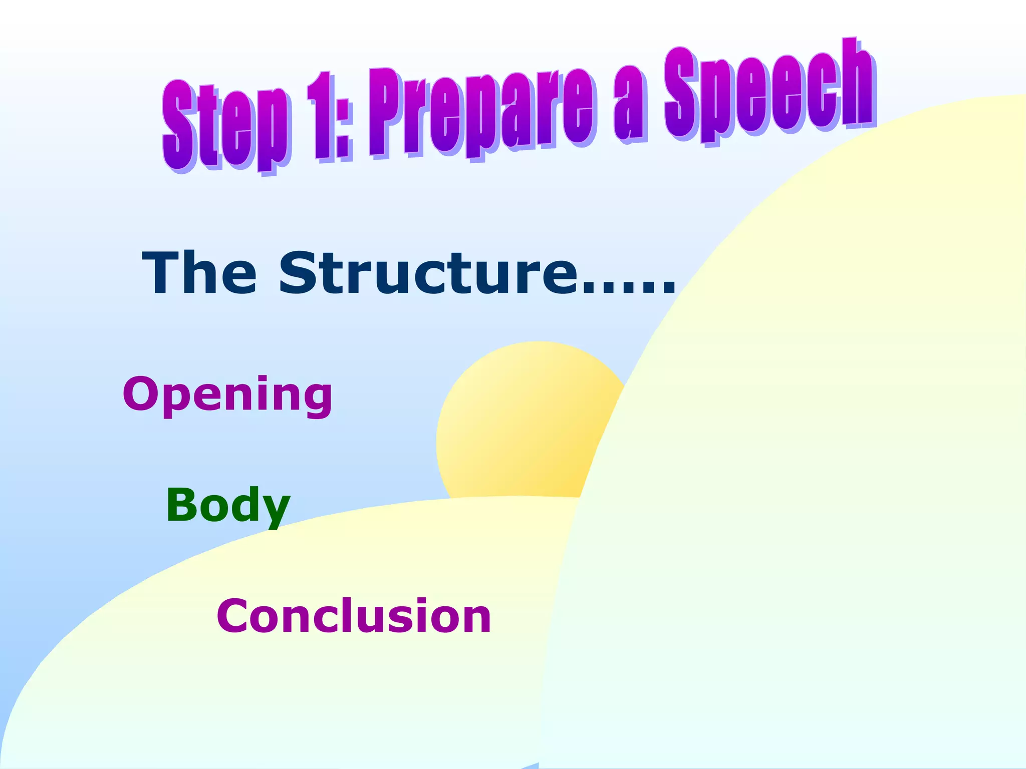 Overcome stage fright and preparation of speech workshop | PPT