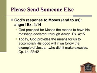 Overcoming Excuses | PPT